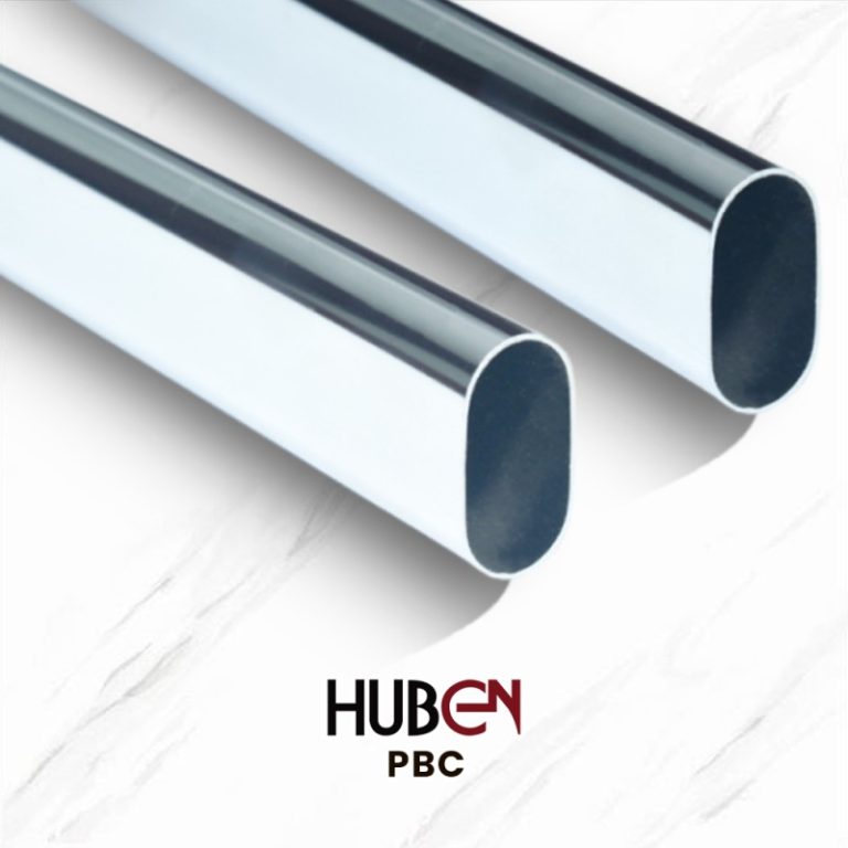Pipa Oval Besi Chrome Huben PBC - Huben Indonesia