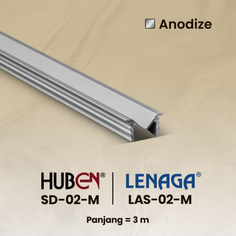 Rel Aluminium SD-02-M / LAS-02-M (Rel Bawah) - Huben Indonesia